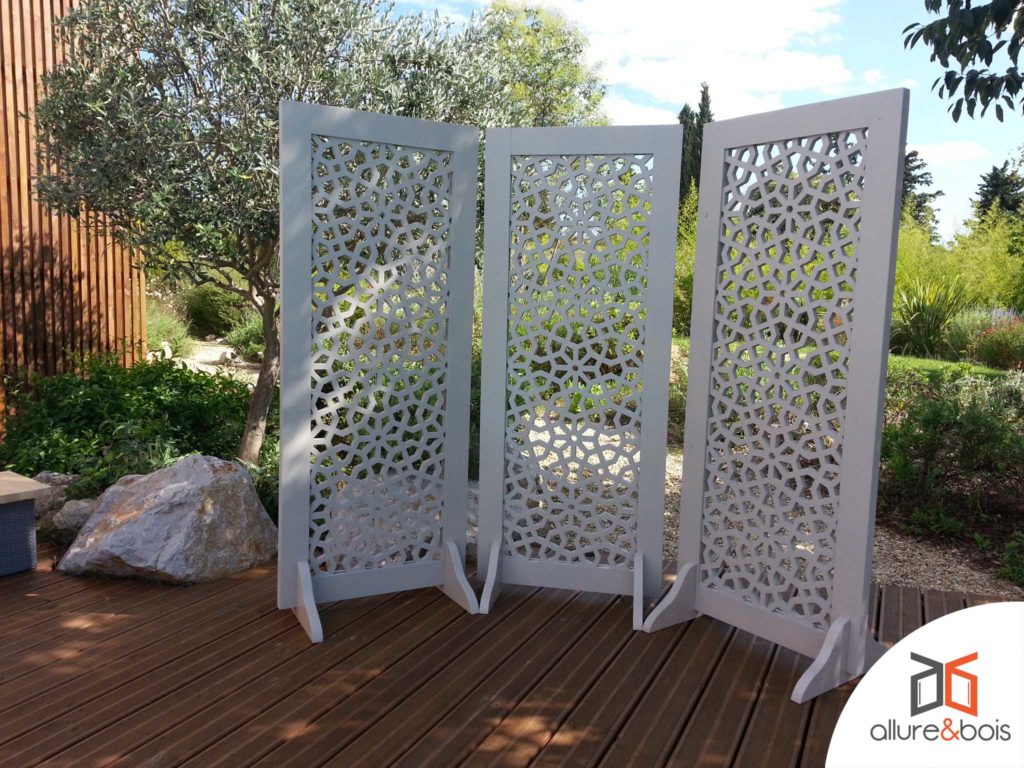 Paravent de terrasse extérieur : les créations Allure et Bois