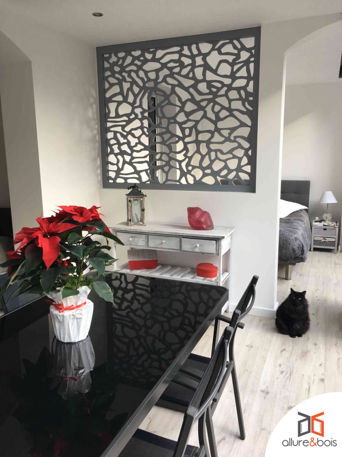 Décors muraux : la tendance du claustra d'intérieur en bois A&B