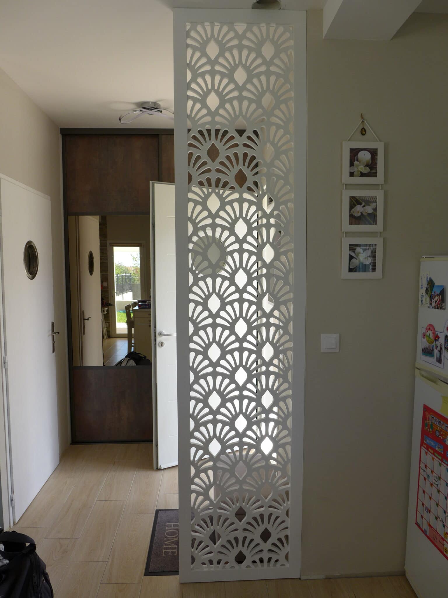 Claustra intérieur bois Eole au motif traditionnel