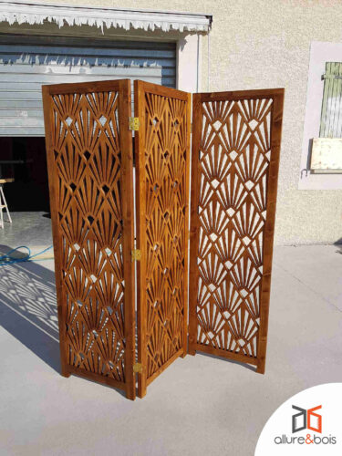 3 paravents en bois pour 3 utilisations dans la maison